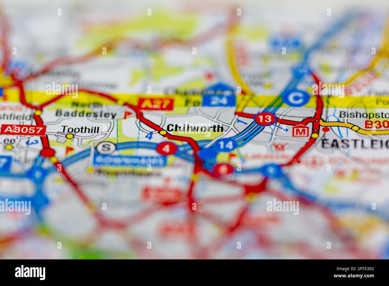 Map of chilworth hi-res stock photography and images - Alamy