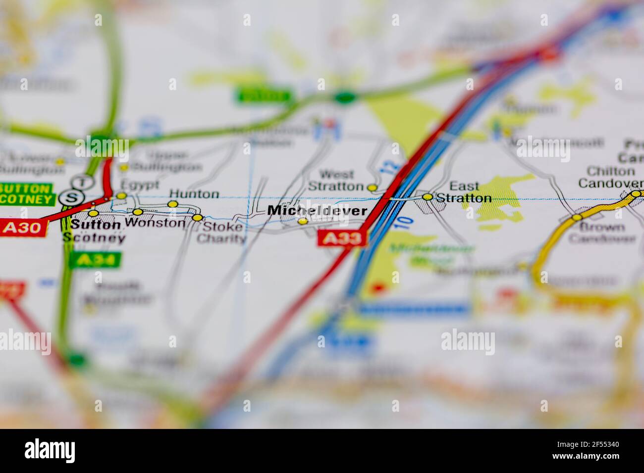 Micheldever map hi-res stock photography and images - Alamy