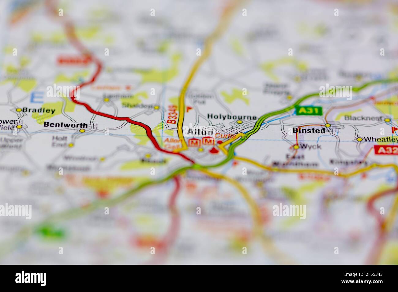 Map of alton hi-res stock photography and images - Alamy