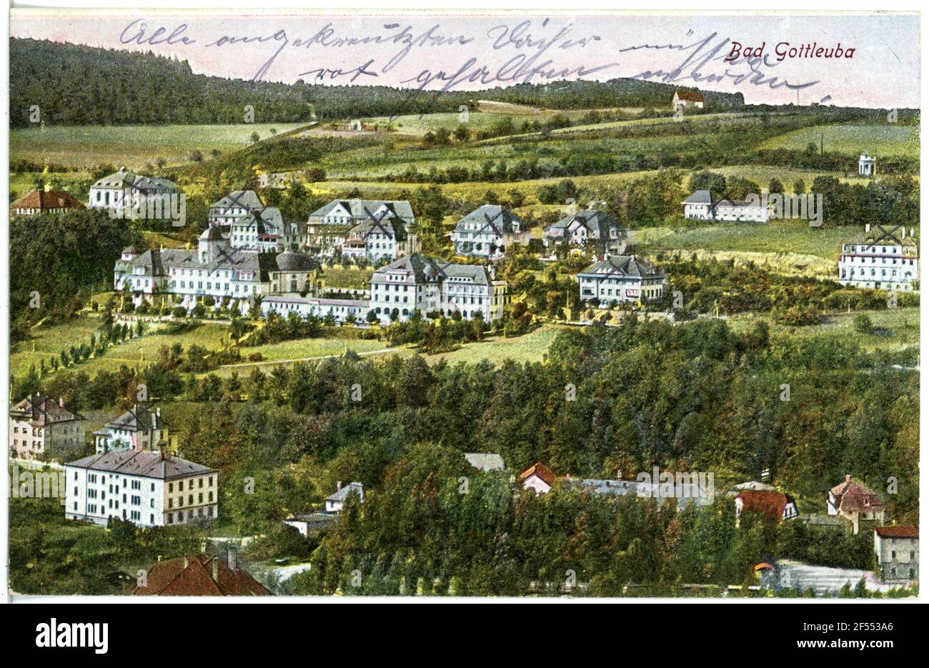 total Bad Gottleuba. District view Stock Photo - Alamy