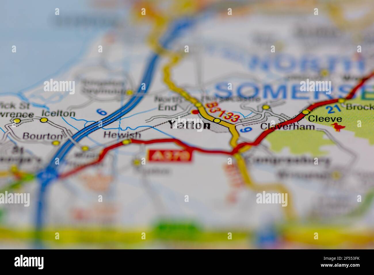 Map of yatton hi-res stock photography and images - Alamy