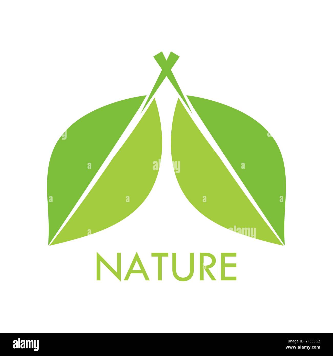 Leaves nature symbol. Vector illustration Stock Vector Image & Art - Alamy