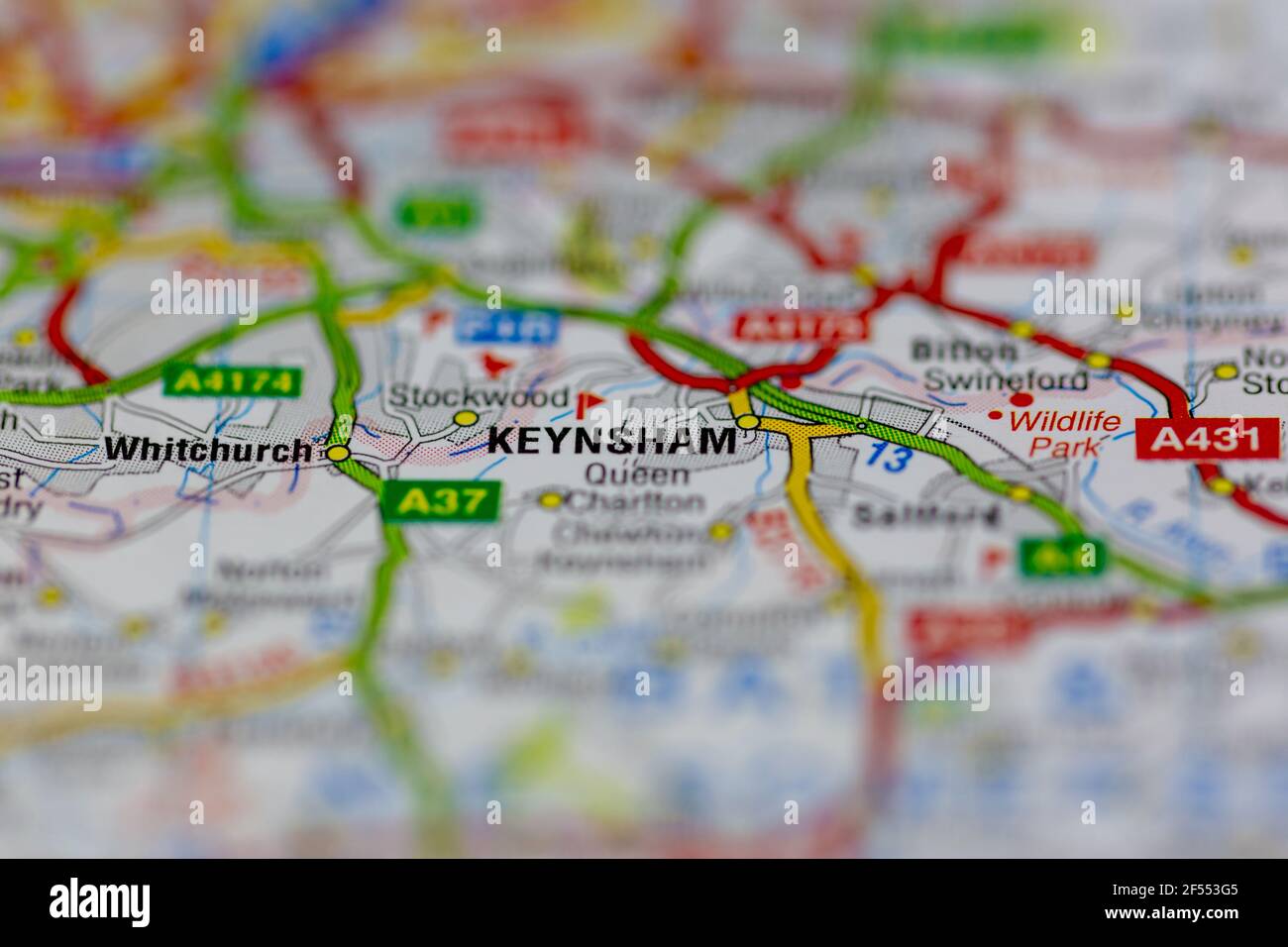 Map of keynsham hi-res stock photography and images - Alamy