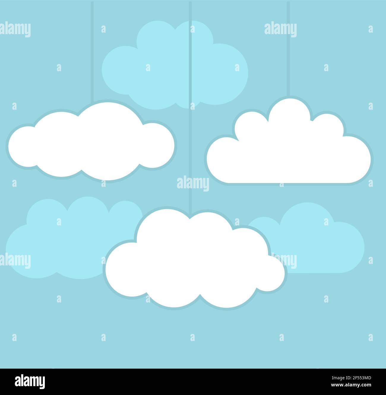Clouds. Vector illustration Stock Vector Image & Art - Alamy