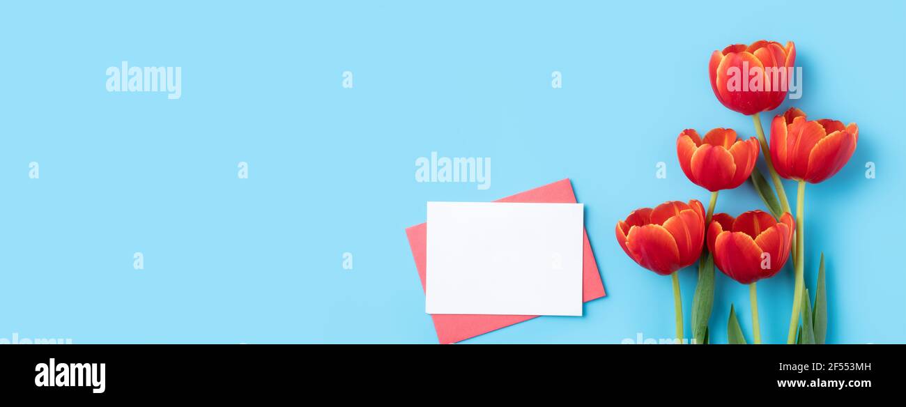 Design concept of Mother's day holiday greeting gift design with red ...