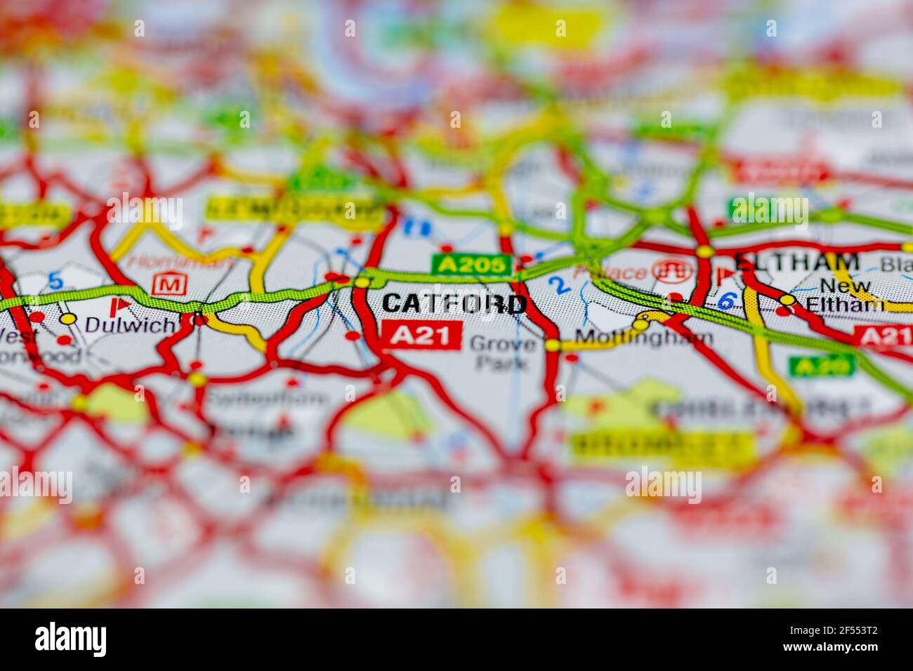 Map of catford hi-res stock photography and images - Alamy