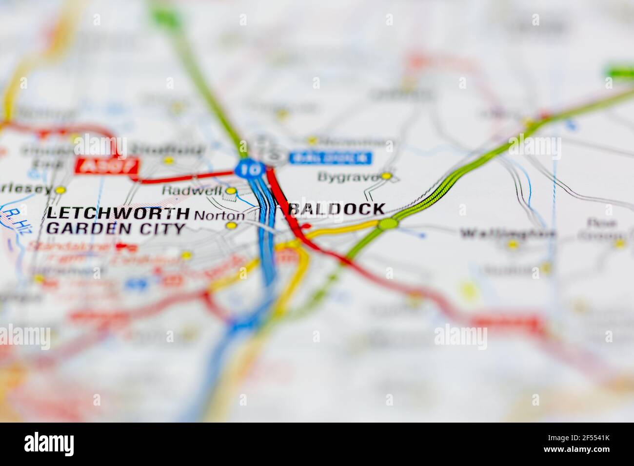 Baldock map hi-res stock photography and images - Alamy