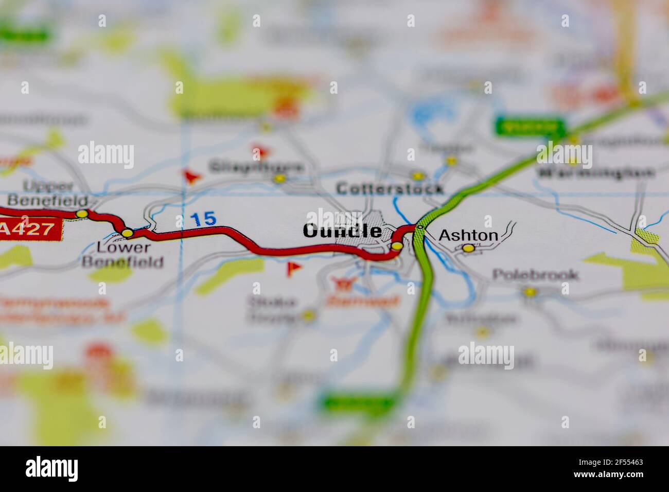 Map of oundle hi-res stock photography and images - Alamy