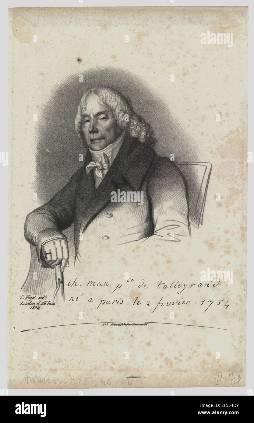 Portrait of Talleyrand Stock Photo - Alamy