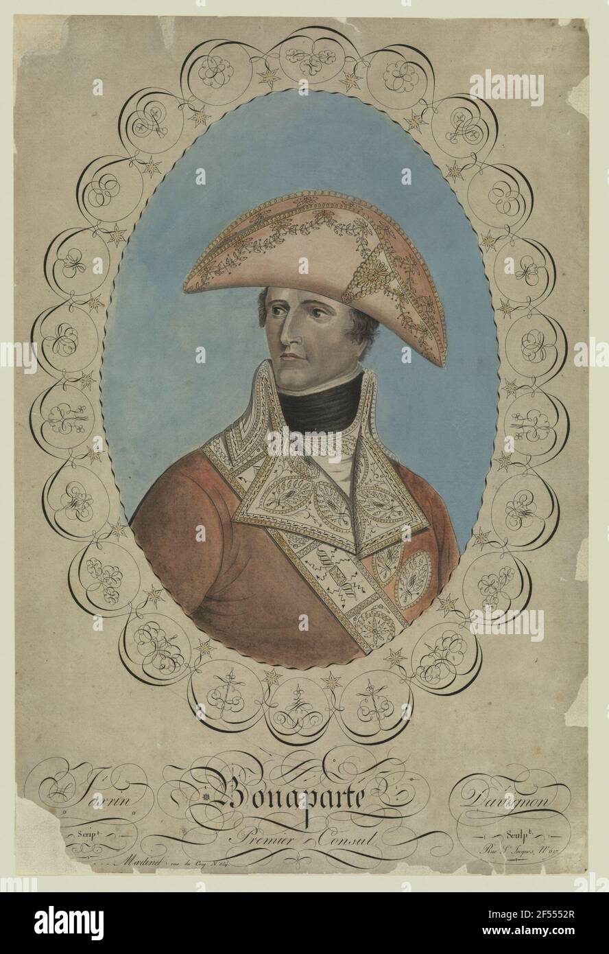 Portrait of Napoleon as the first consul Stock Photo - Alamy