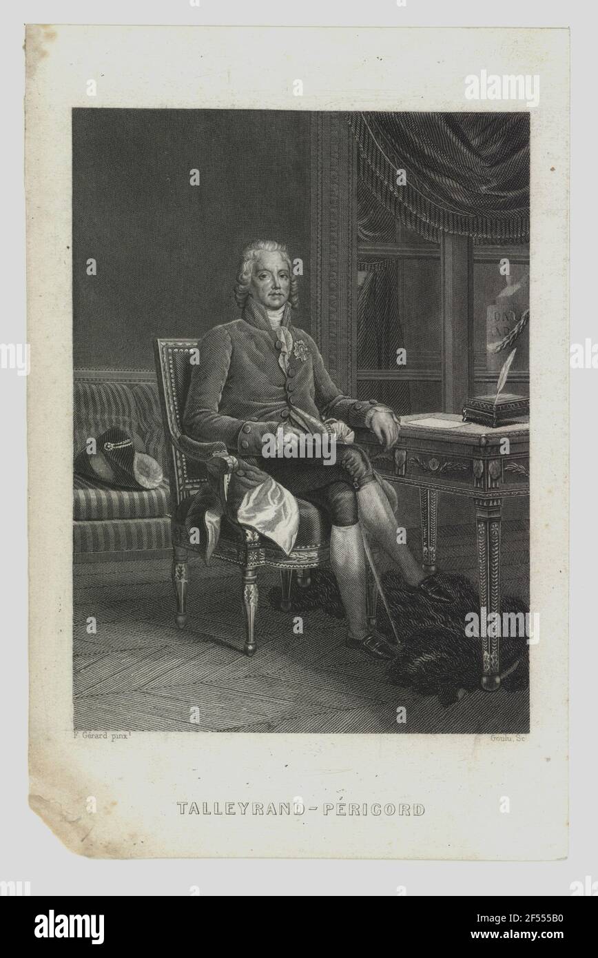 Portrait of Talleyrand Stock Photo - Alamy