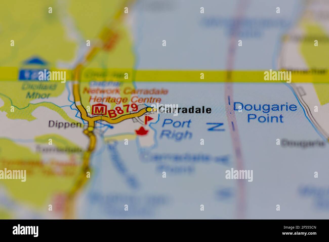 Map of carradale hi-res stock photography and images - Alamy