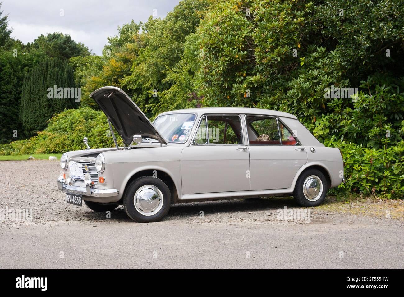 1984 Morris 1000 at classic car rally, Rhu, Argyll, Scotland Stock ...