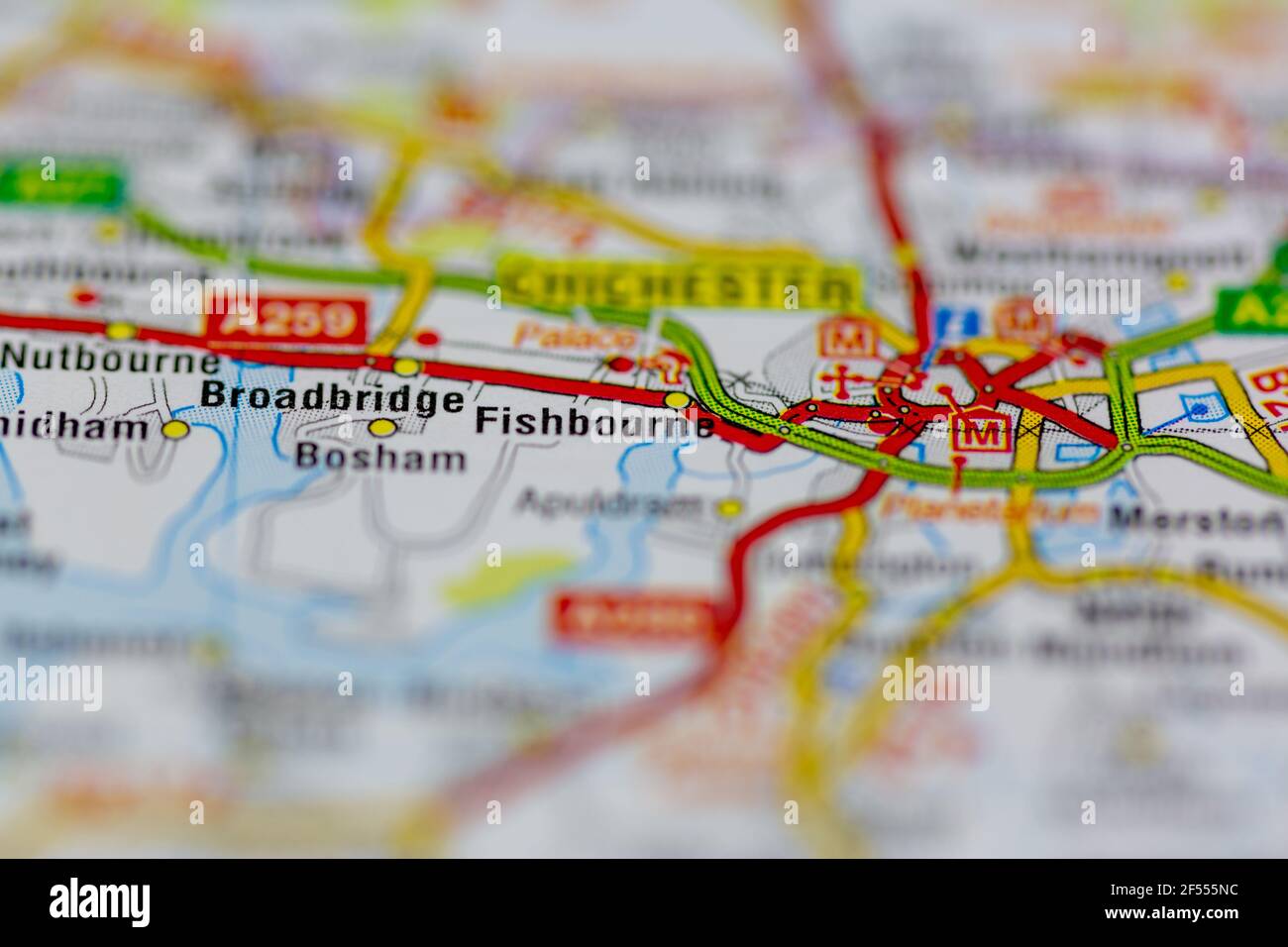 Fishbourne map hi-res stock photography and images - Alamy