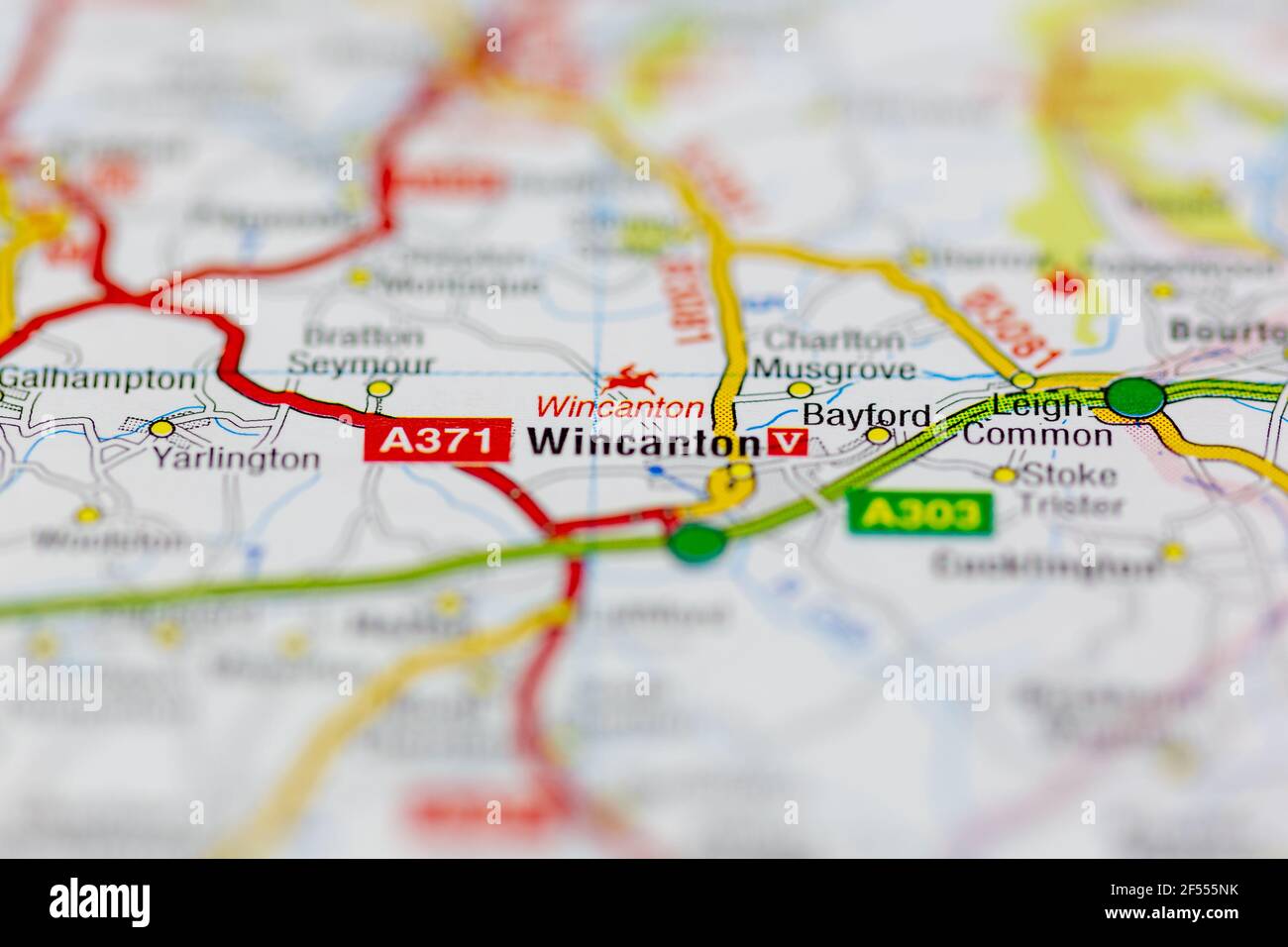Map of wincanton hi-res stock photography and images - Alamy