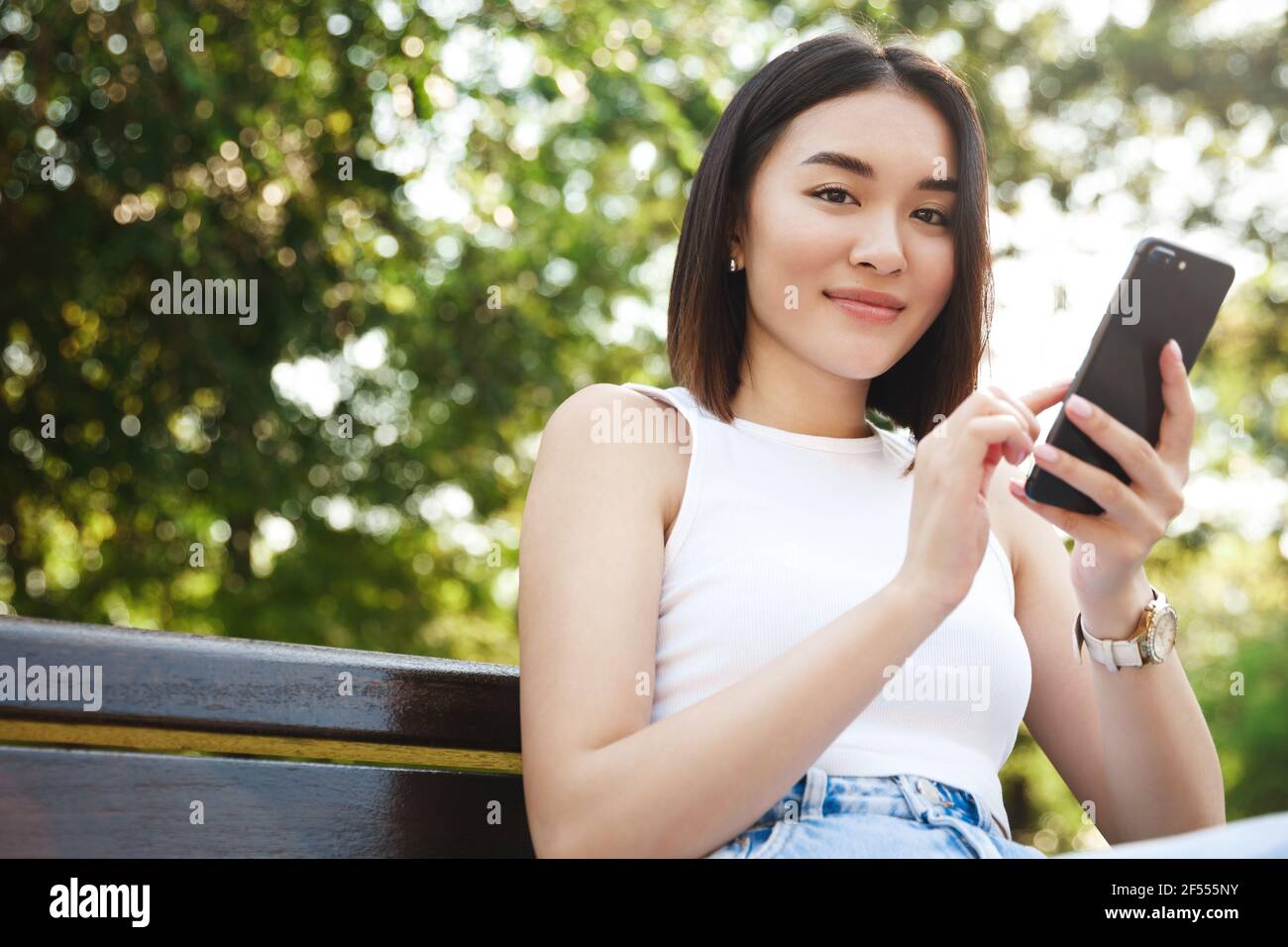 Stylish Girls With Cell Phone