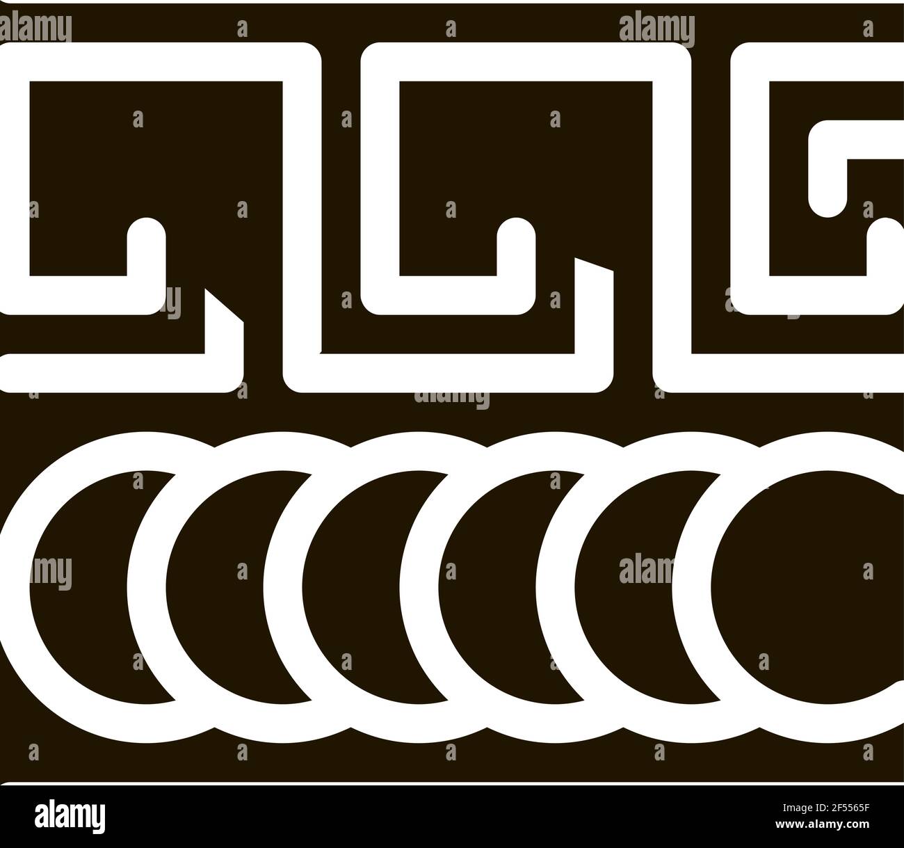 Greek amphora glyph icon Stock Vector Images - Alamy