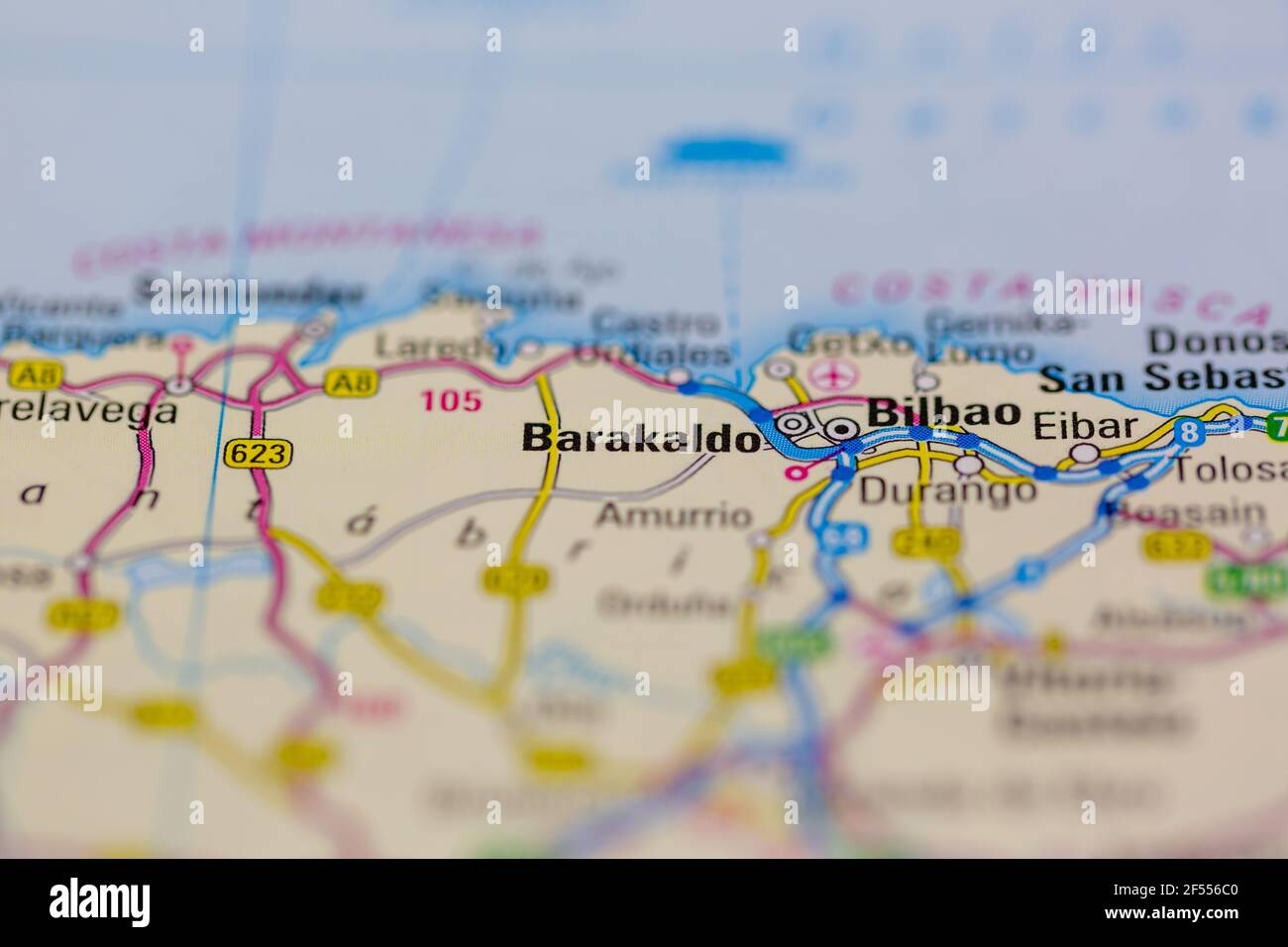 Barakaldo map hi-res stock photography and images - Alamy