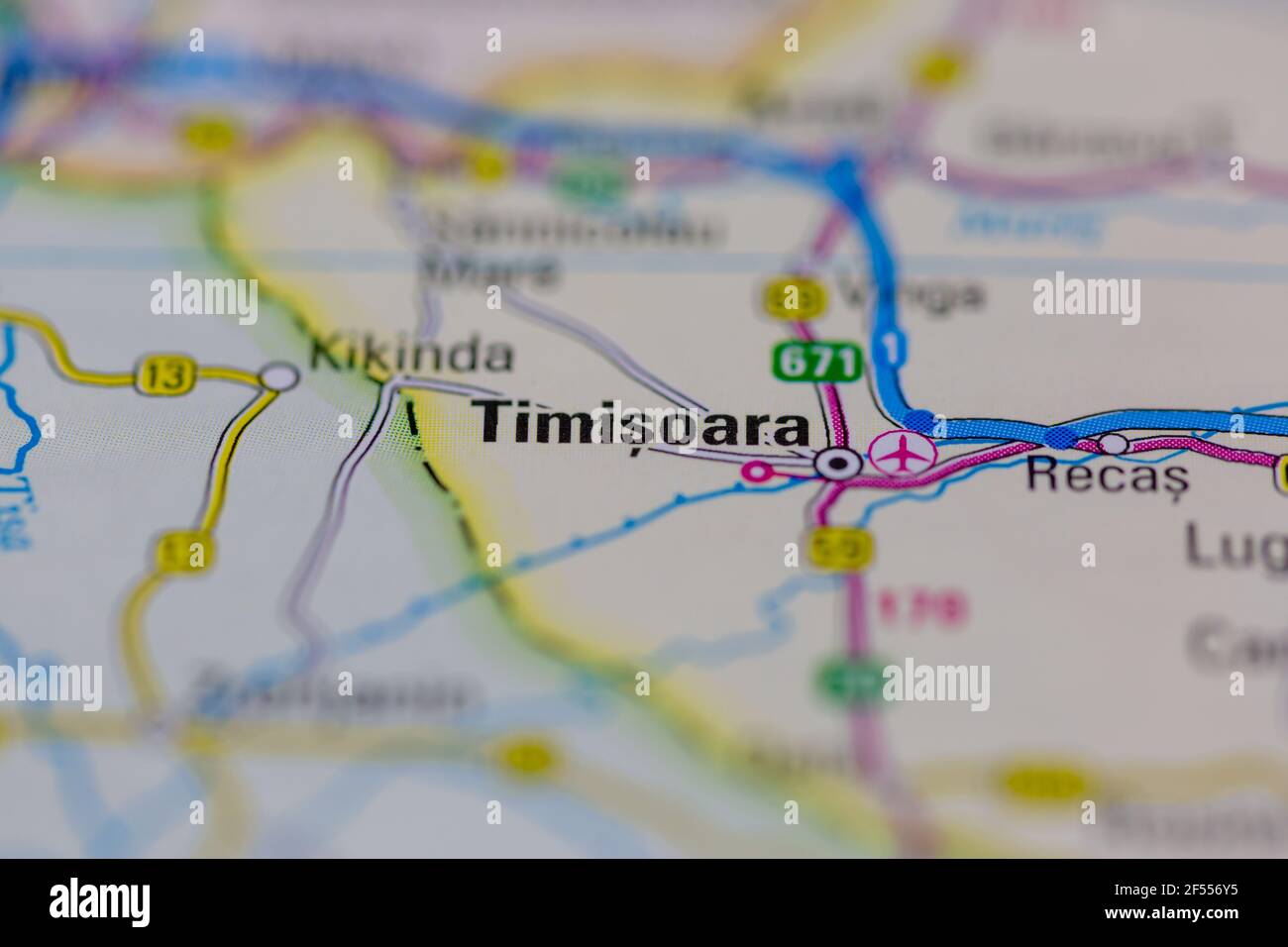 Timisoara on a map hi-res stock photography and images - Alamy