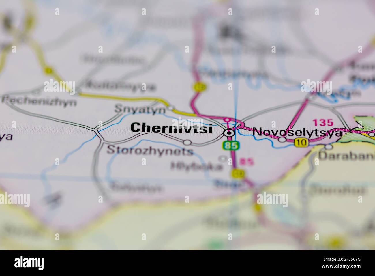 Map of chernivtsi hi-res stock photography and images - Alamy