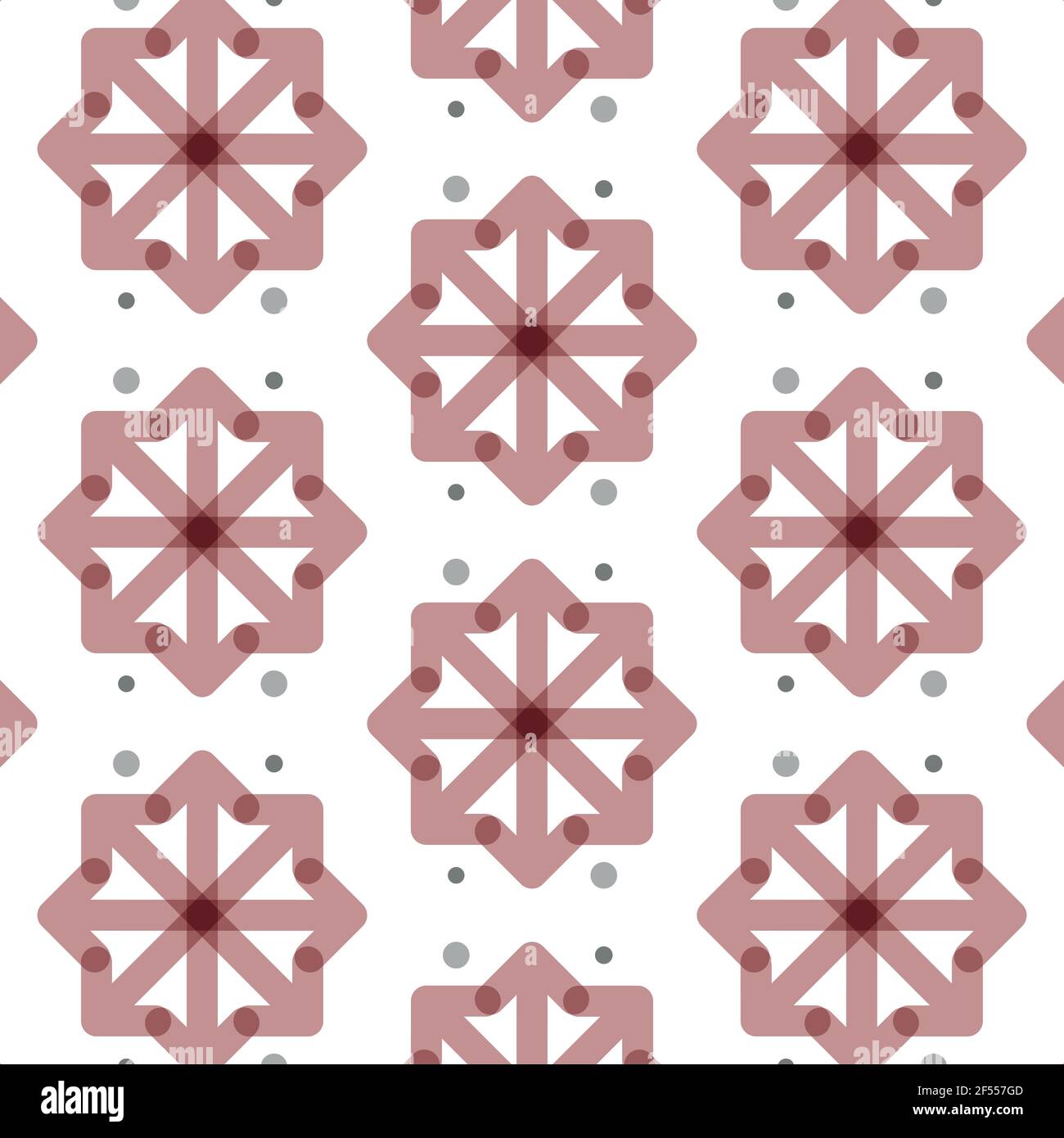 Stars and dots pattern. Vector illustration, flat design Stock Vector ...