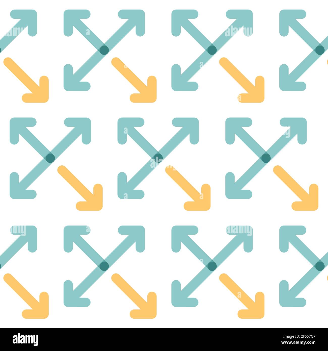 Arrows cross pattern. Direction. Vector illustration, flat design Stock ...