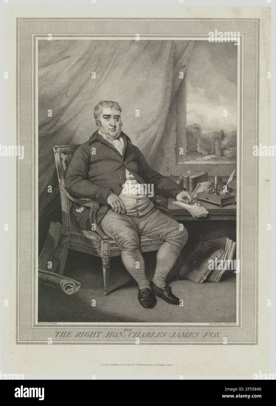 Portrait of Charles James Fox Stock Photo - Alamy