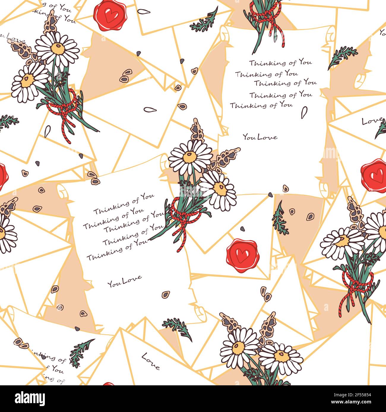 Hand written letter envelope Stock Vector Images - Alamy