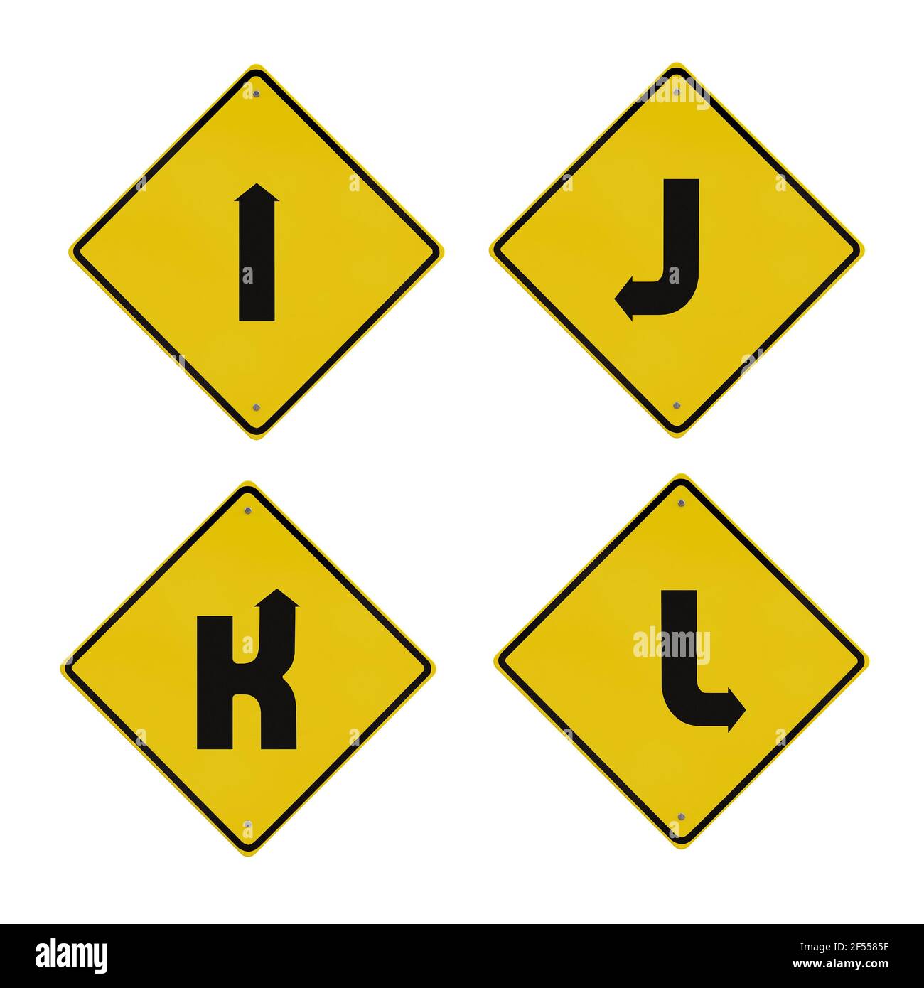 Warning Letter L Font