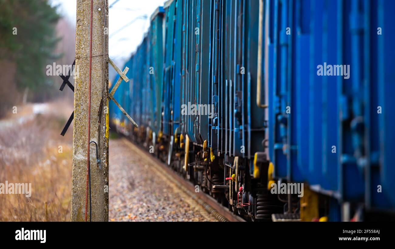 Shipping container wagon hi-res stock photography and images - Alamy