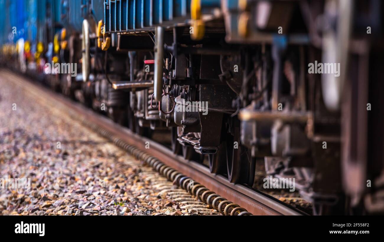 Locomotive steel iron train suspension hi-res stock photography and ...