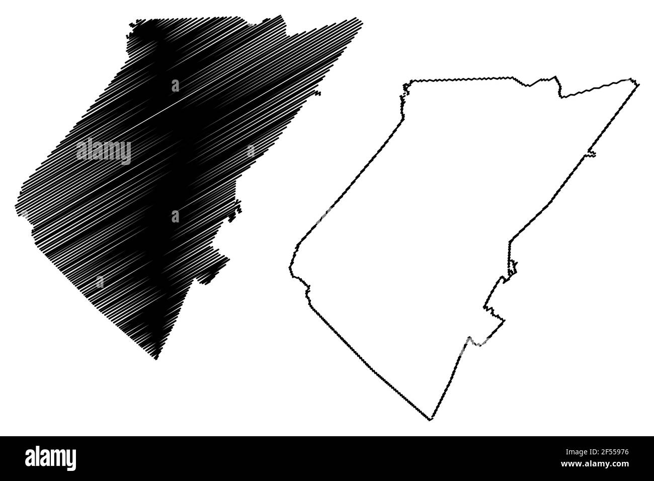 Map of pikeville Stock Vector Images - Alamy