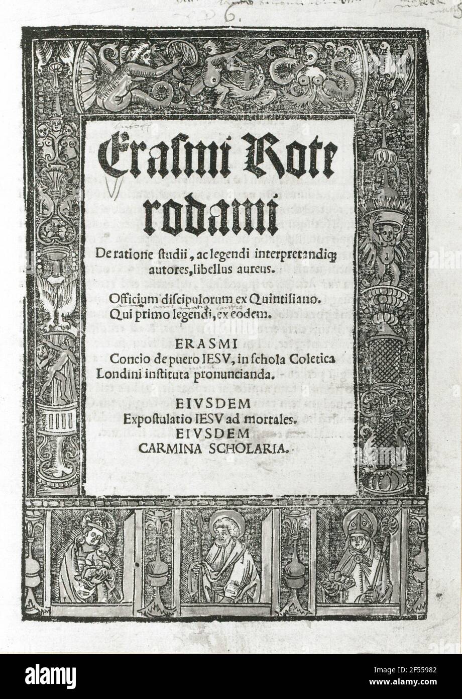 Desiderius Erasmus of Rotterdam: De Ratione Studii AC Legendi ...