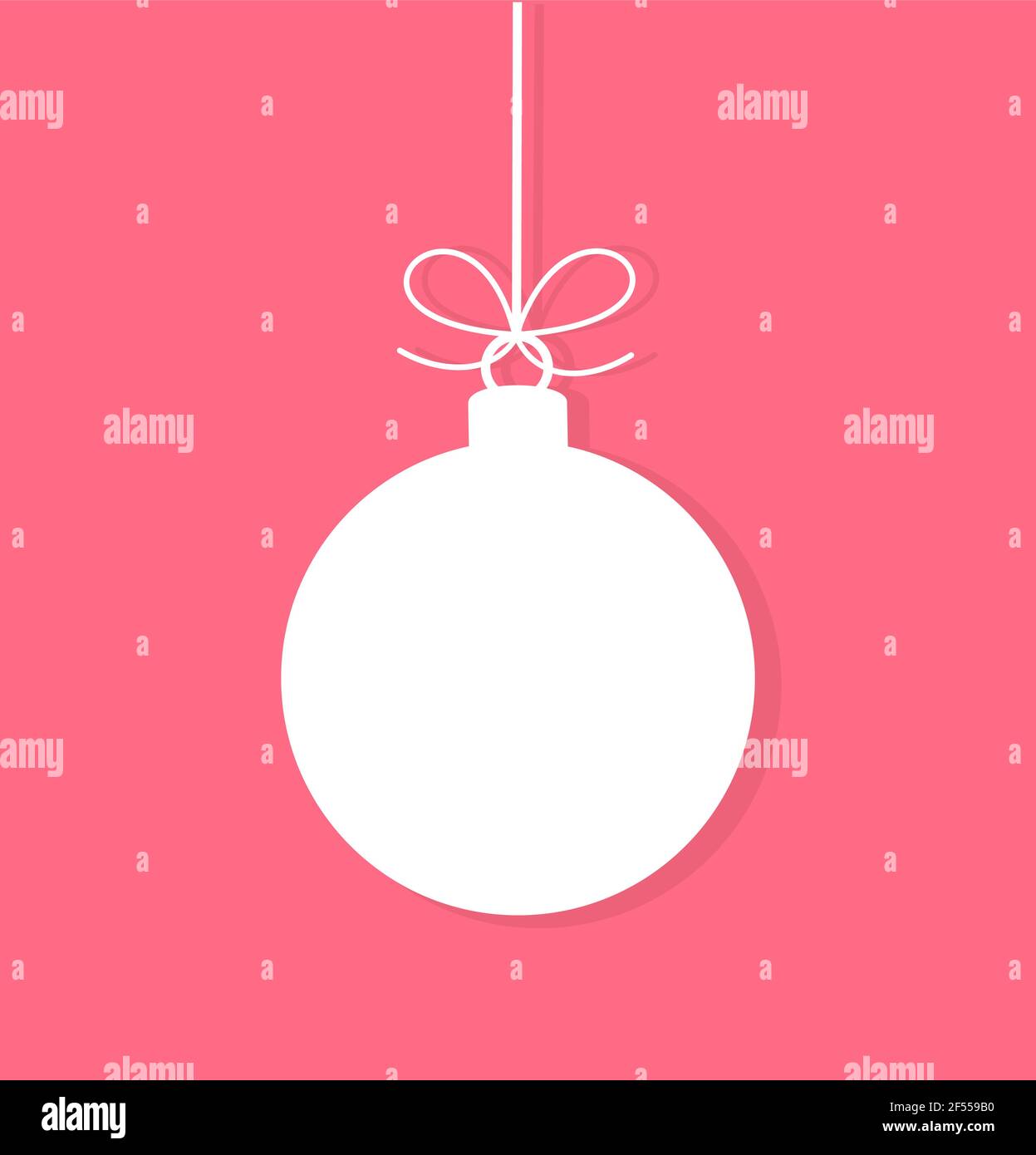 Christmas bauble. Vector illustration Stock Vector Image & Art - Alamy