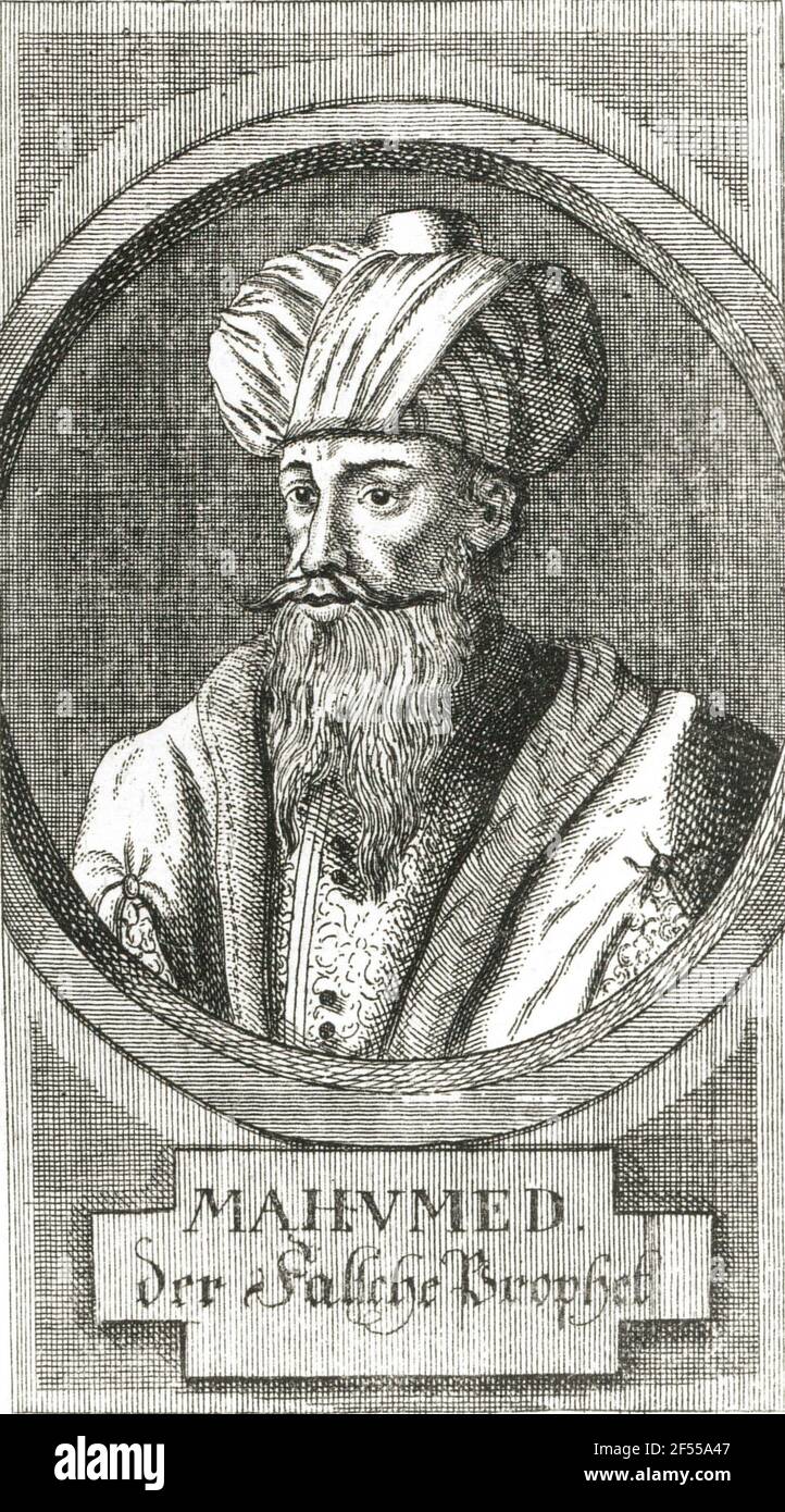 Imagination portrait of the Prophet Muhammad Stock Photo - Alamy