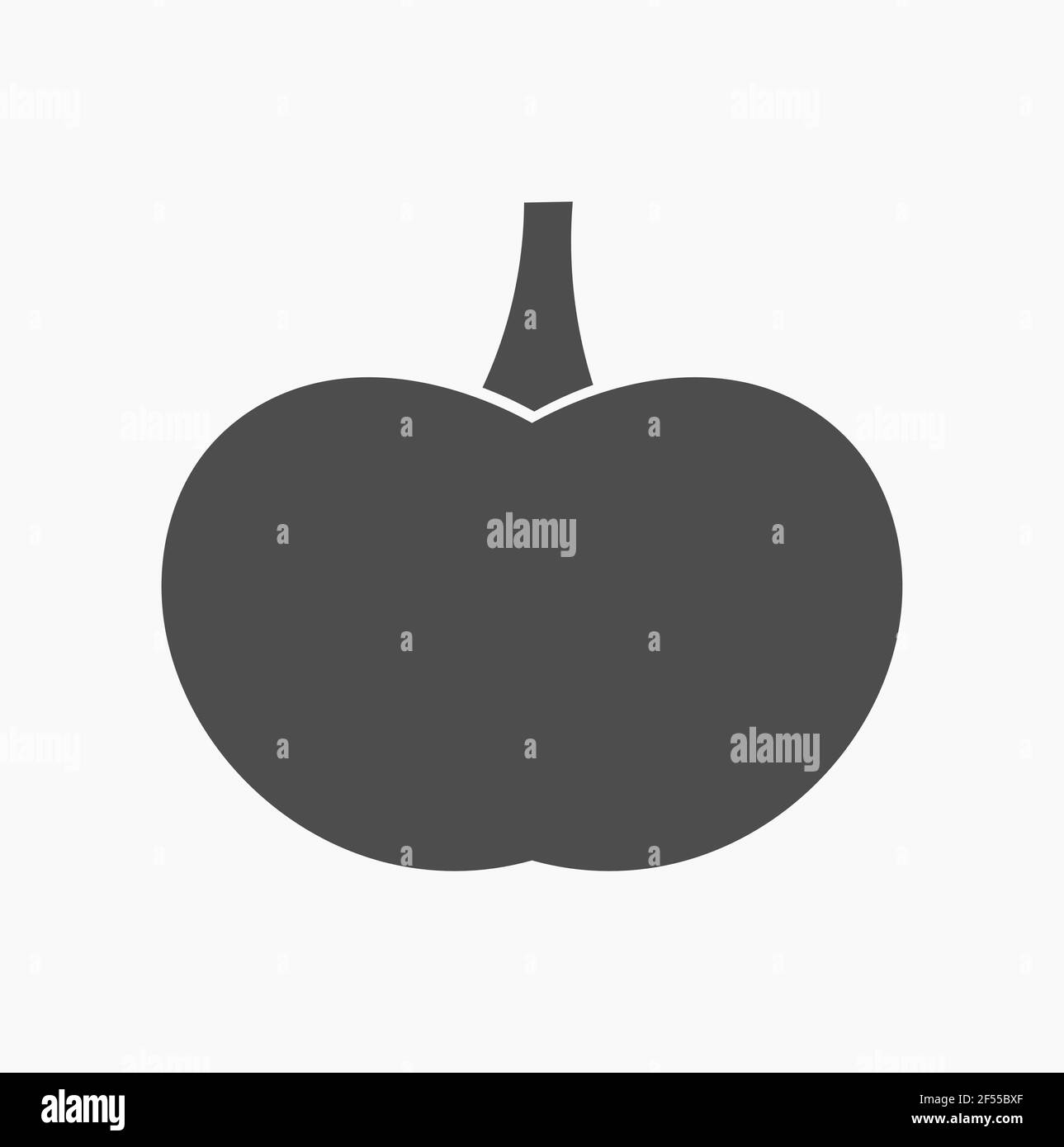Simple icon of pumpkin. Vector graphic design Stock Vector Image & Art ...