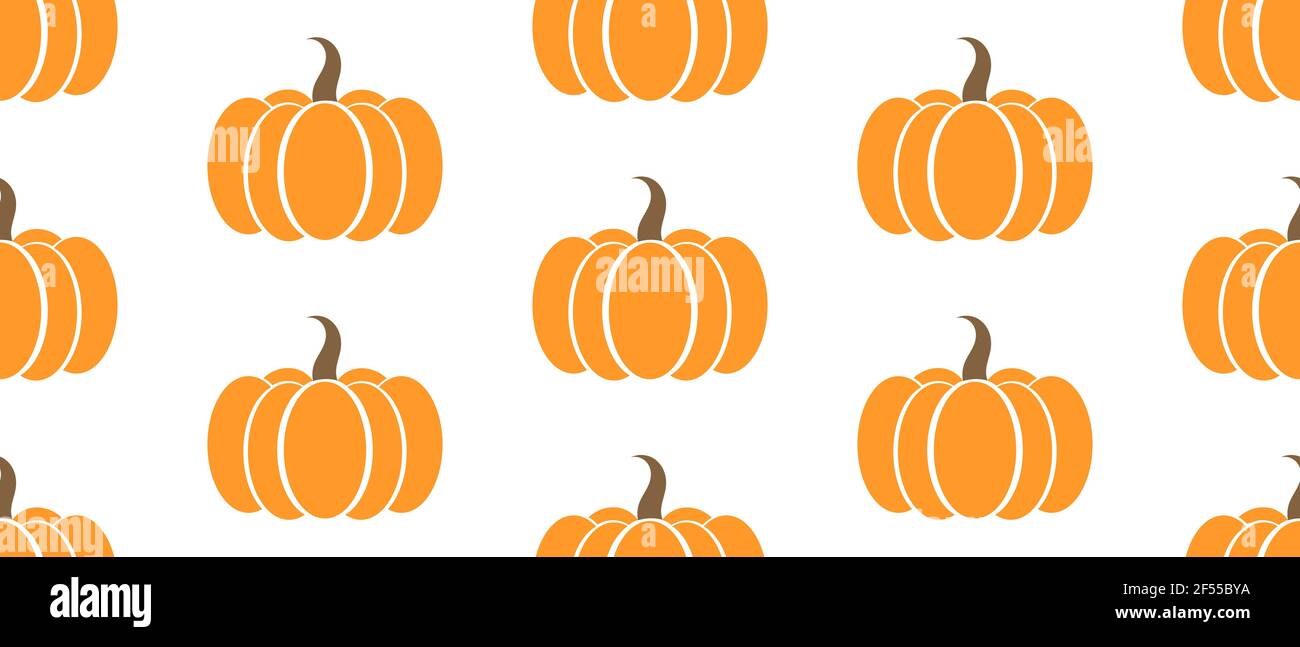Pumpkin seamless pattern. Vector illustration Stock Vector Image & Art ...