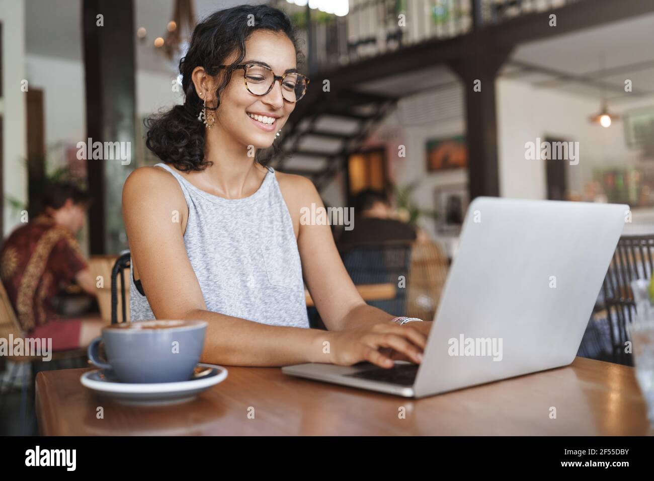 Enthusiastic typing hi-res stock photography and images - Alamy