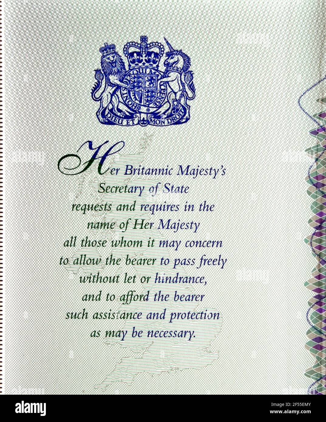 British Passport First Page The Incredibly Boring Pages Of The New