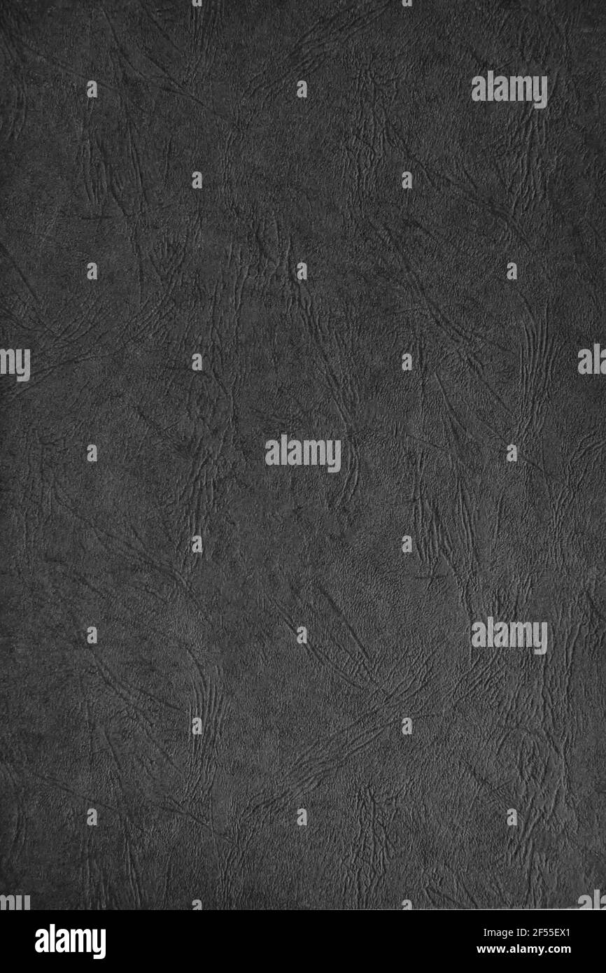 Abstract dark gray paper texture with leather-like embossing as ...