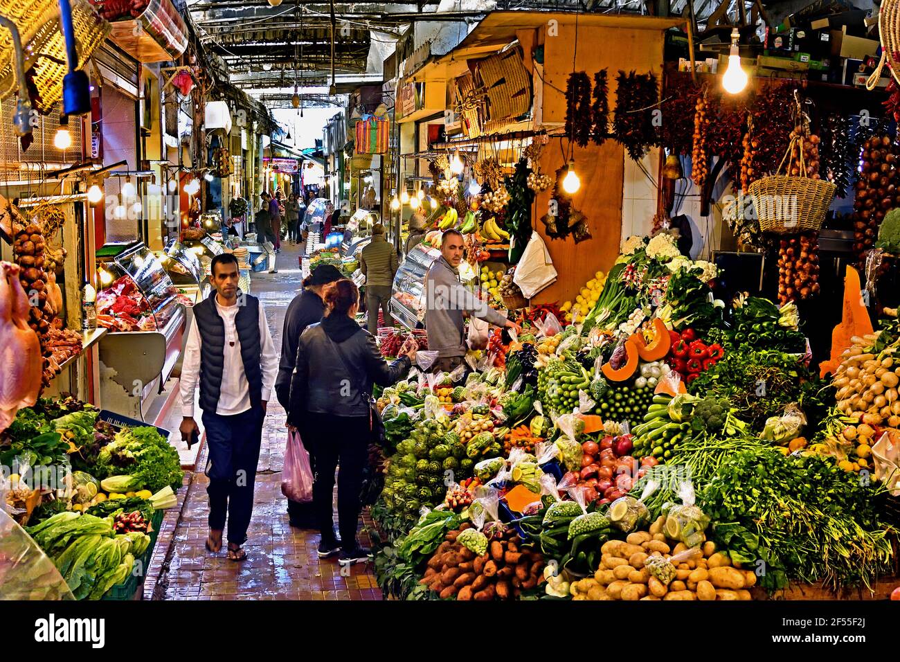 Tangier morocco grand socco market hi-res stock photography and images ...