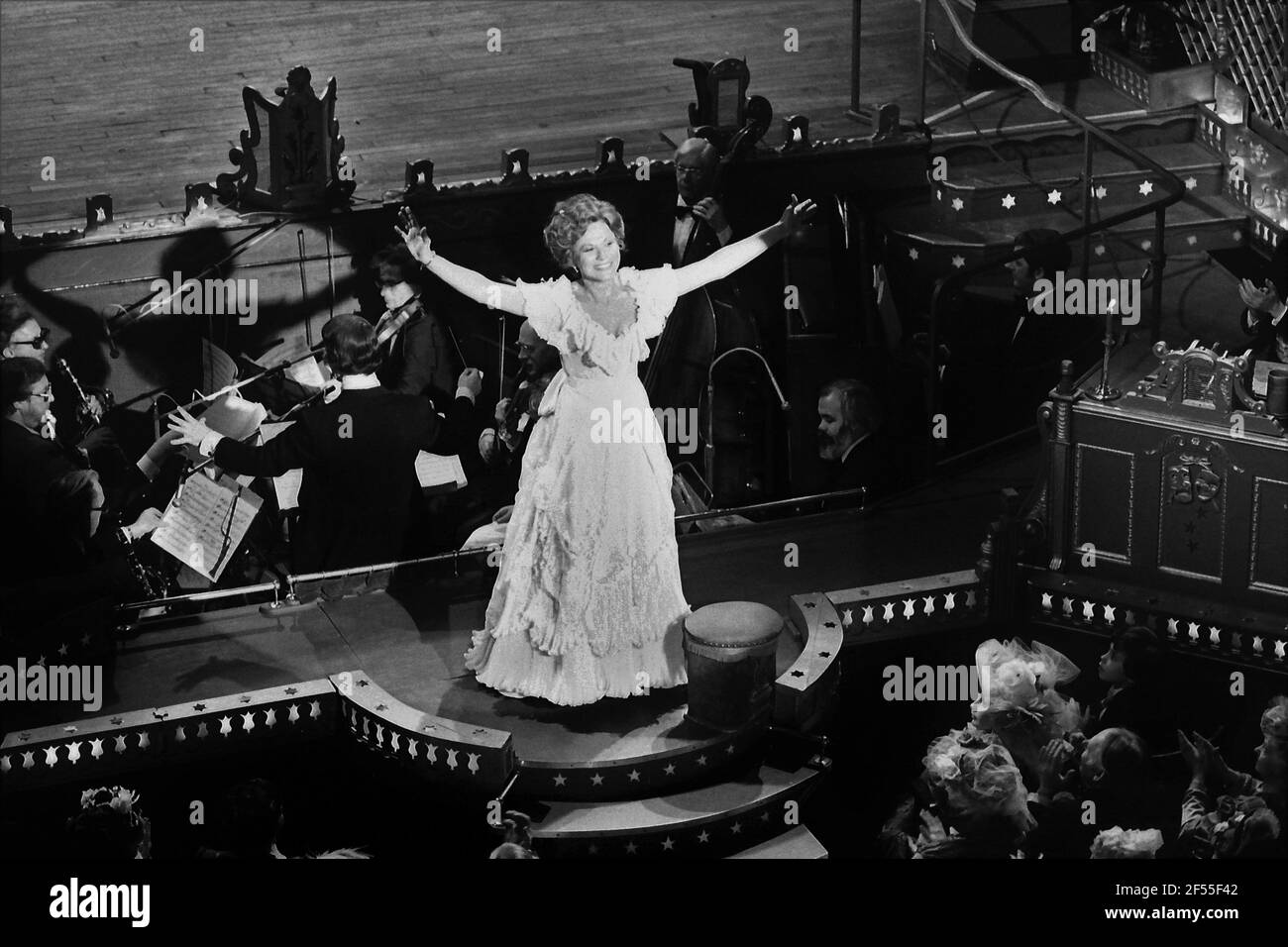 Roy Hudd and actor pals at the City Varieties theatre in Leeds in Feb ...