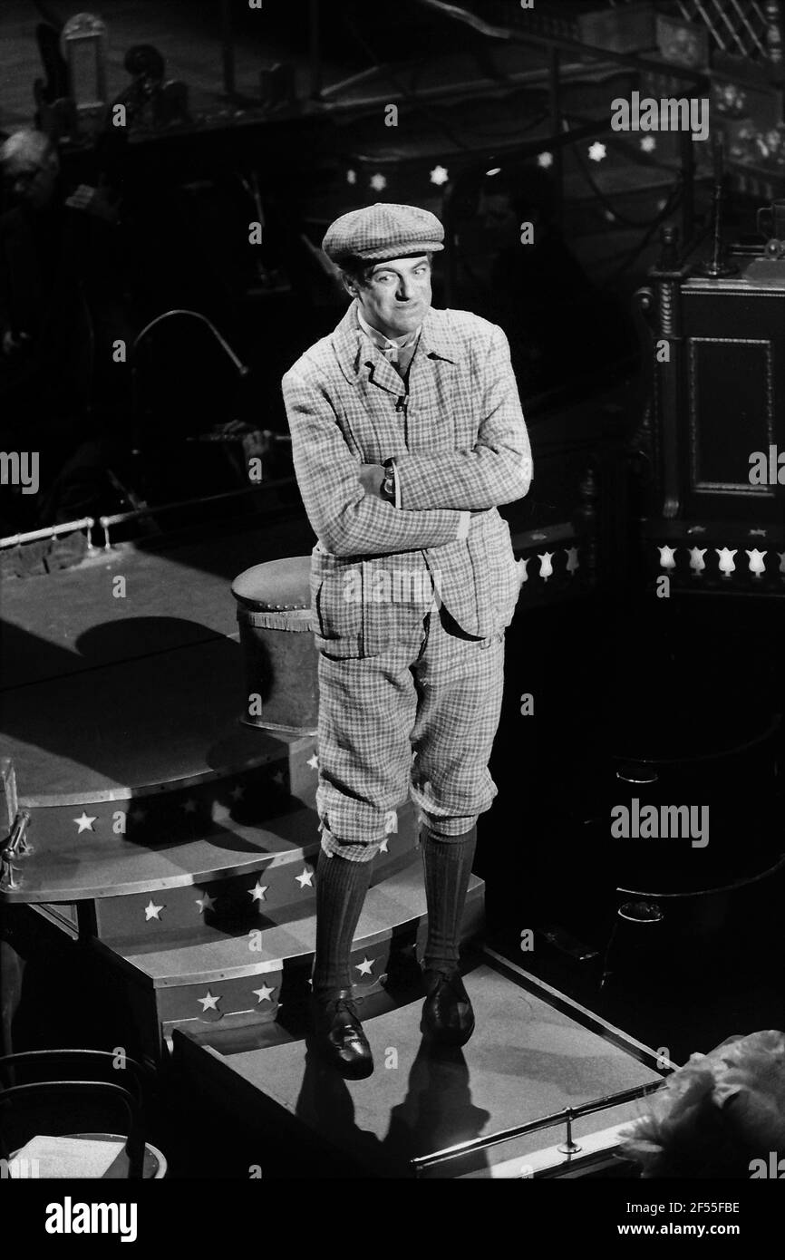 Roy Hudd and actor pals at the City Varieties theatre in Leeds in Feb ...