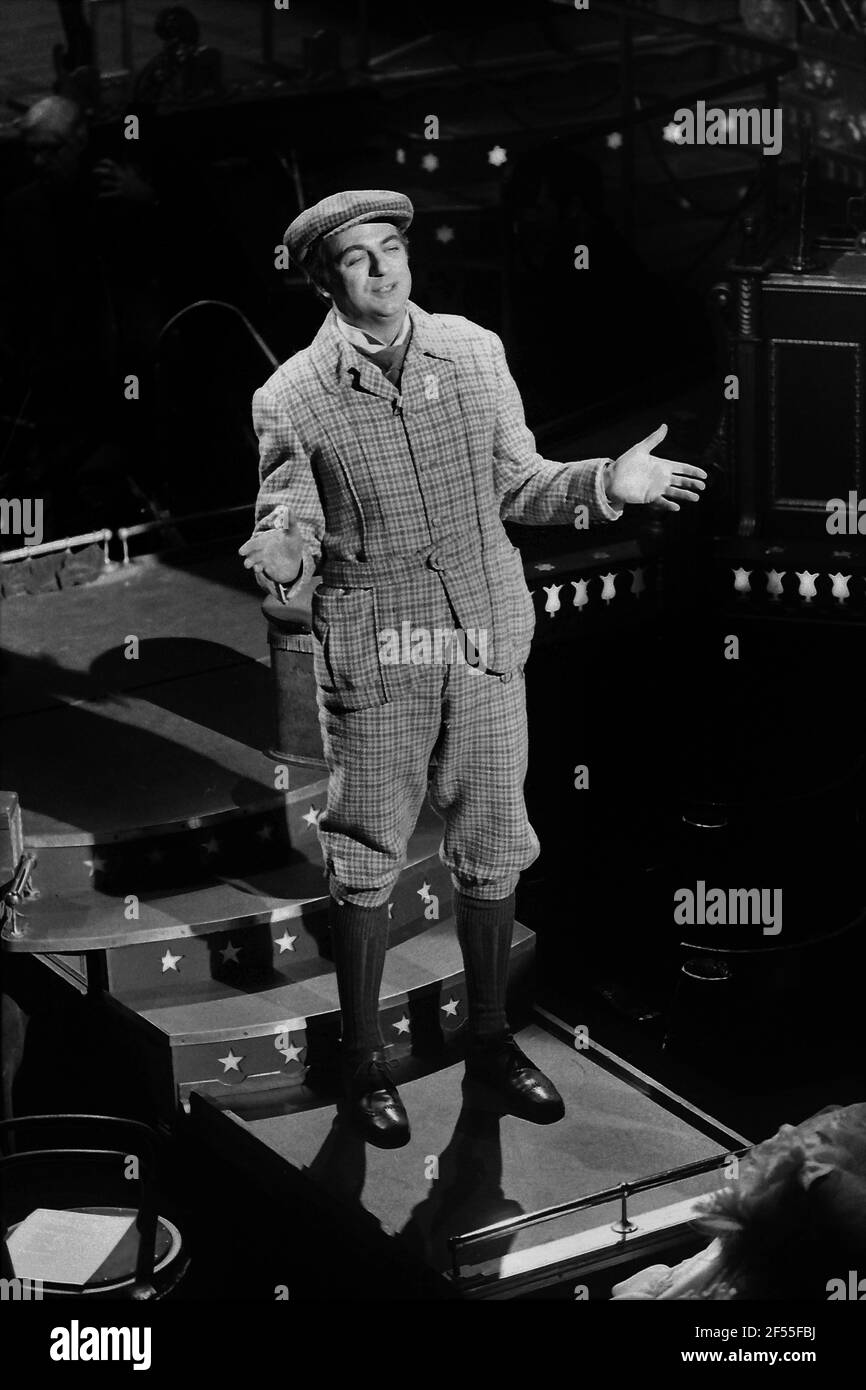 Roy Hudd and actor pals at the City Varieties theatre in Leeds in Feb ...