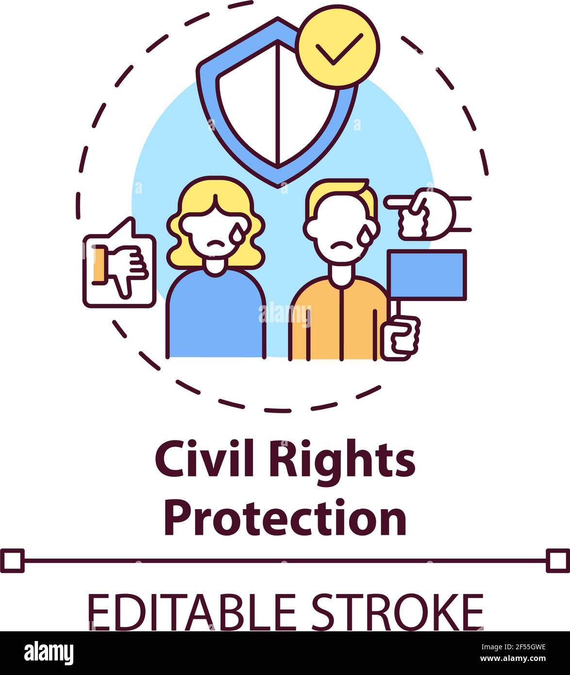 Civil rights judge Stock Vector Images - Alamy