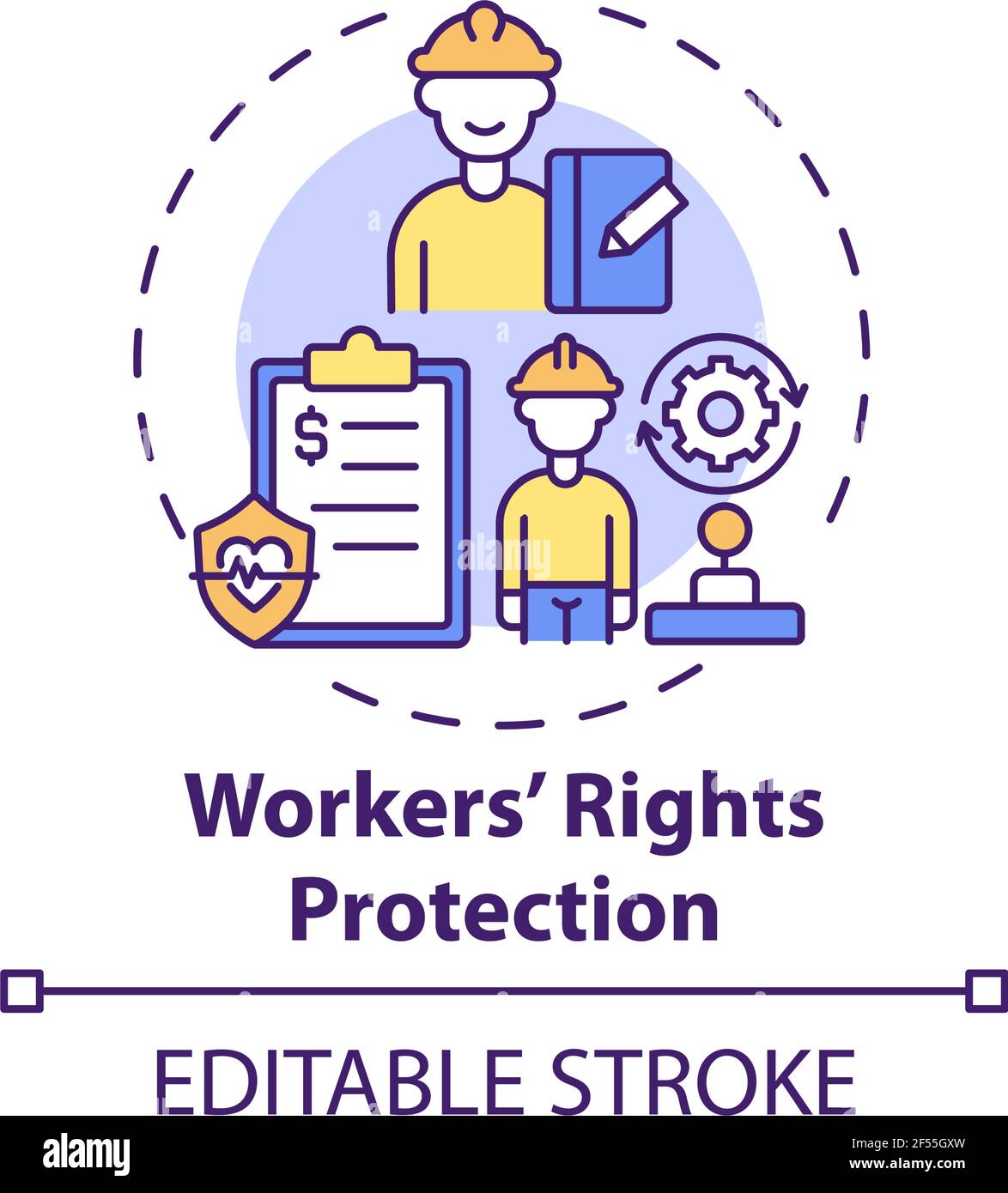 Charity workers Stock Vector Images - Alamy