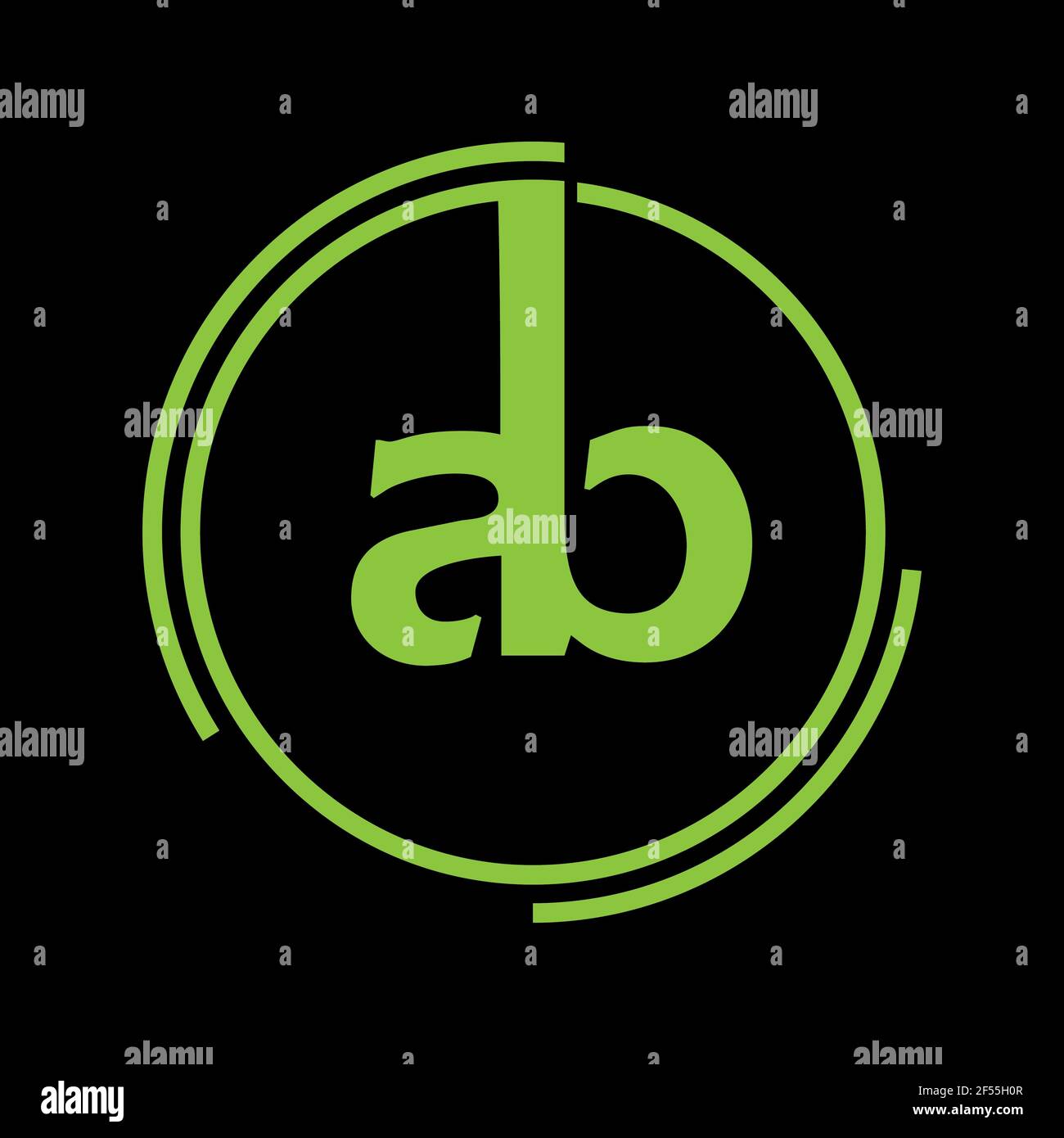 PrinLetters A B, A&B joint logo icon with business card vector template ...