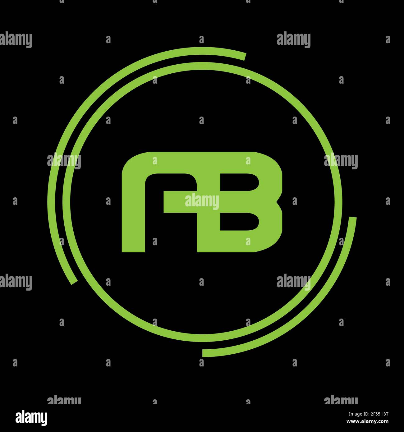 PrinLetters A B, A&B joint logo icon with business card vector template ...