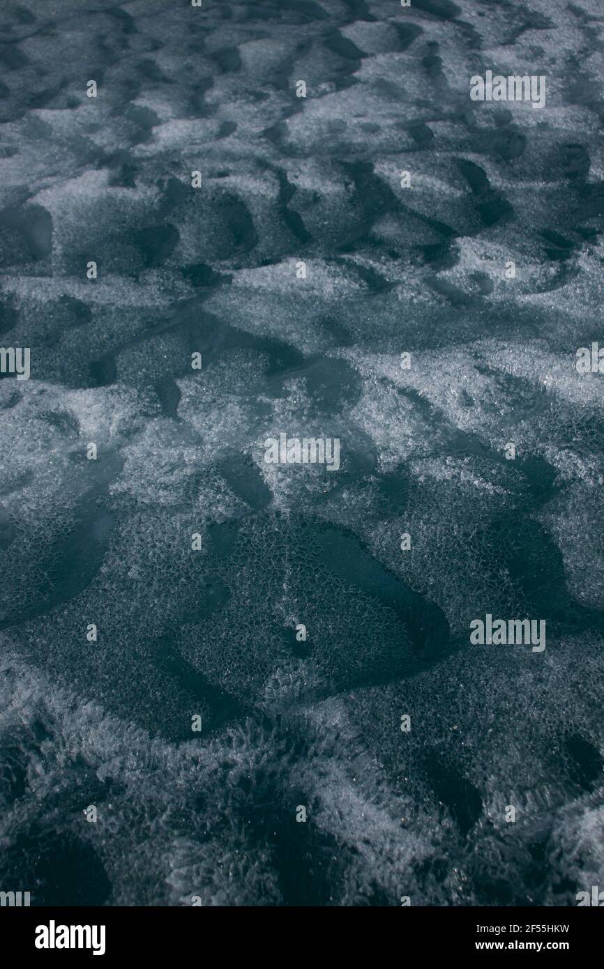 Abraham Ice Melting green water ripples Stock Photo - Alamy