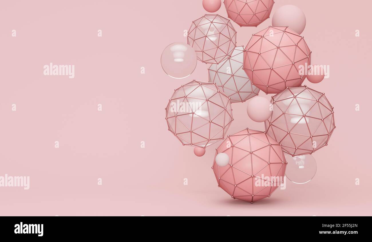 3d sphere polyhedron hi-res stock photography and images - Alamy